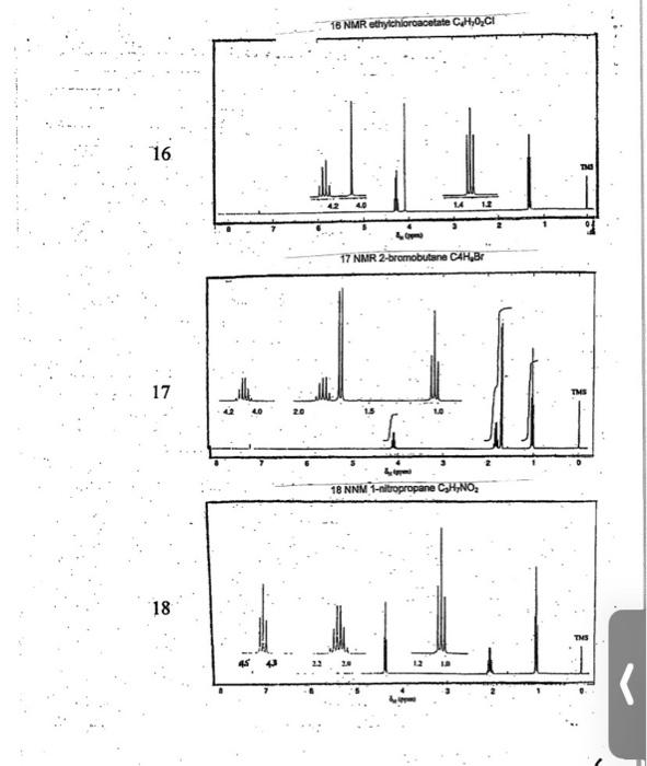 Solved draw a structure for the NMR spectraidentify each | Chegg.com