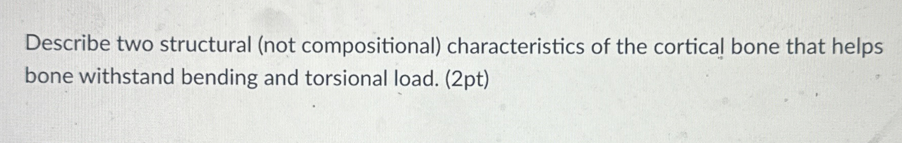 Solved Describe two structural (not compositional) | Chegg.com