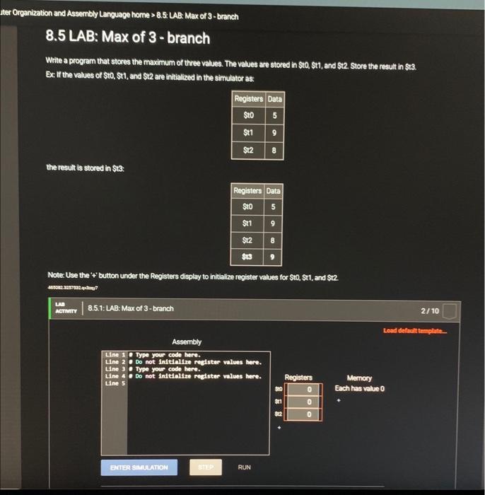 Solved im currently stuck on this question in my Assembly | Chegg.com