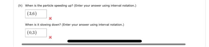 Solved A graphing calculator is recommended. A particle | Chegg.com