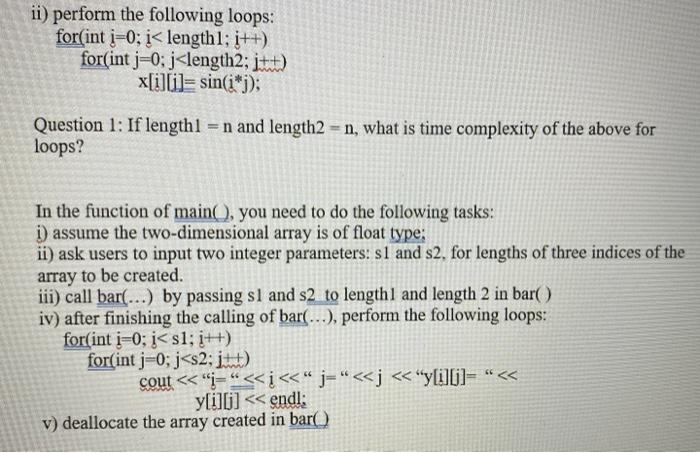 Solved Question 5: Dynamic Allocation Dynamic memory | Chegg.com