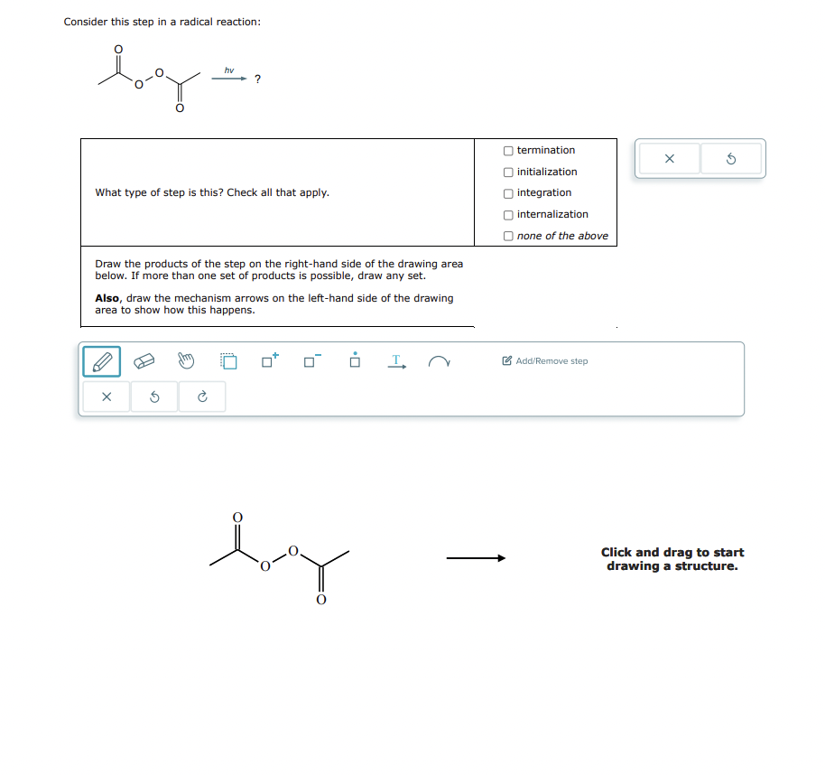 Solved Consider this step in a radical reaction:Consider | Chegg.com