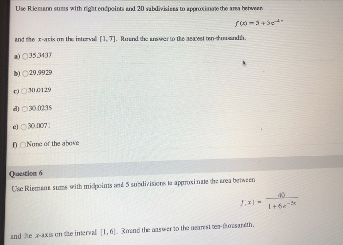 Solved Use Riemann sums with right endpoints and 20 | Chegg.com