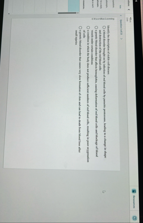 Solved Resources ﻿0 ﻿wstionsa30WineQuestion 1 ﻿of | Chegg.com
