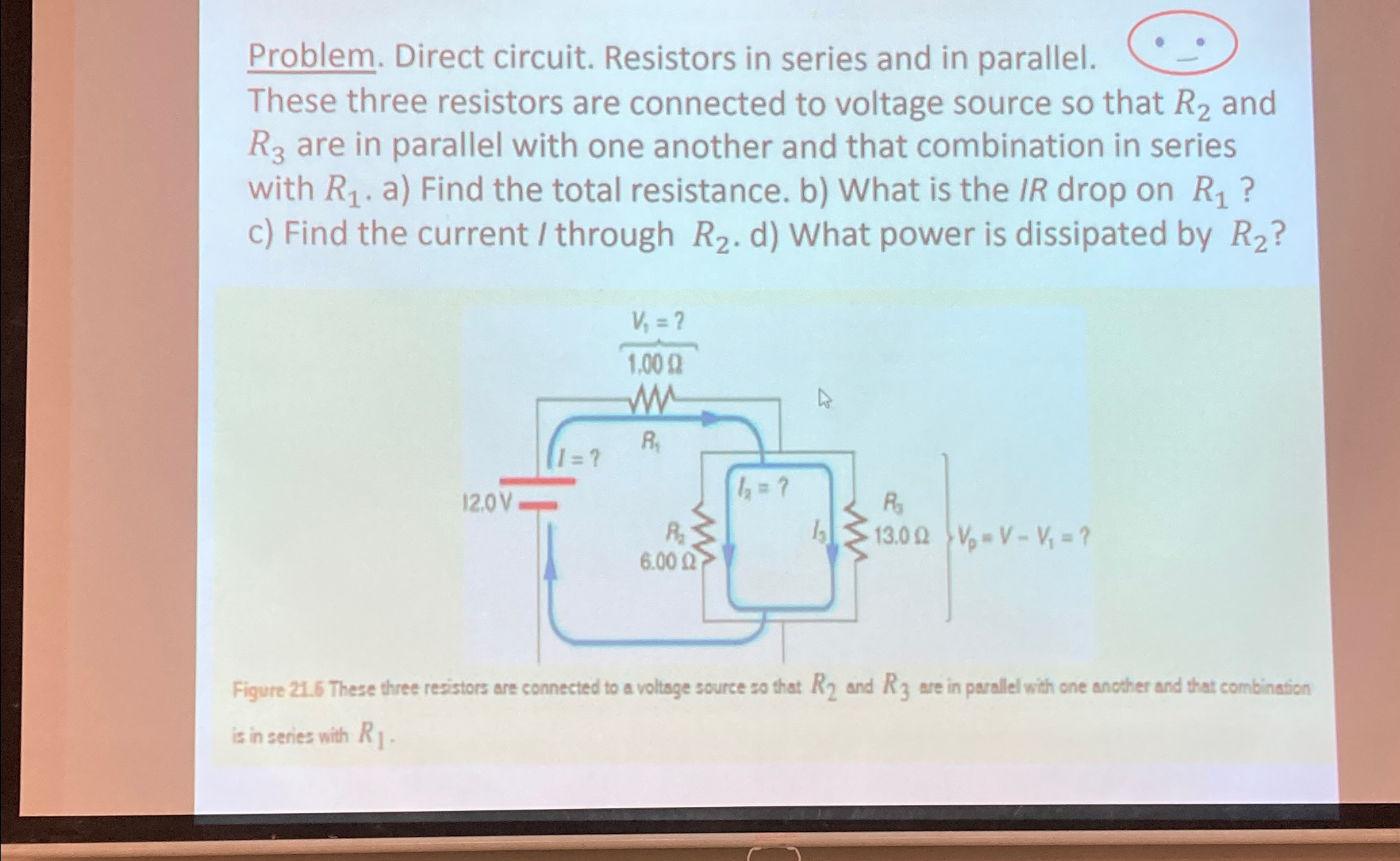 Solved Problem. Direct circuit. Resistors in series and in | Chegg.com