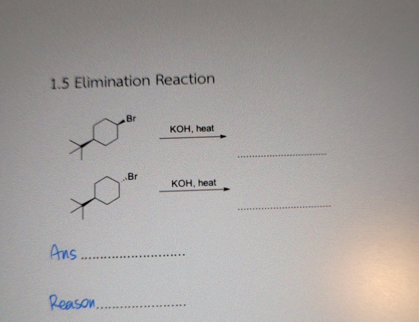 Solved Order The Fastest To The Slowest Compound To React In