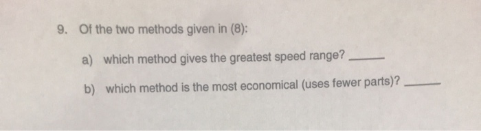 Solved b) Would it be correct to say "with a fixed field | Chegg.com