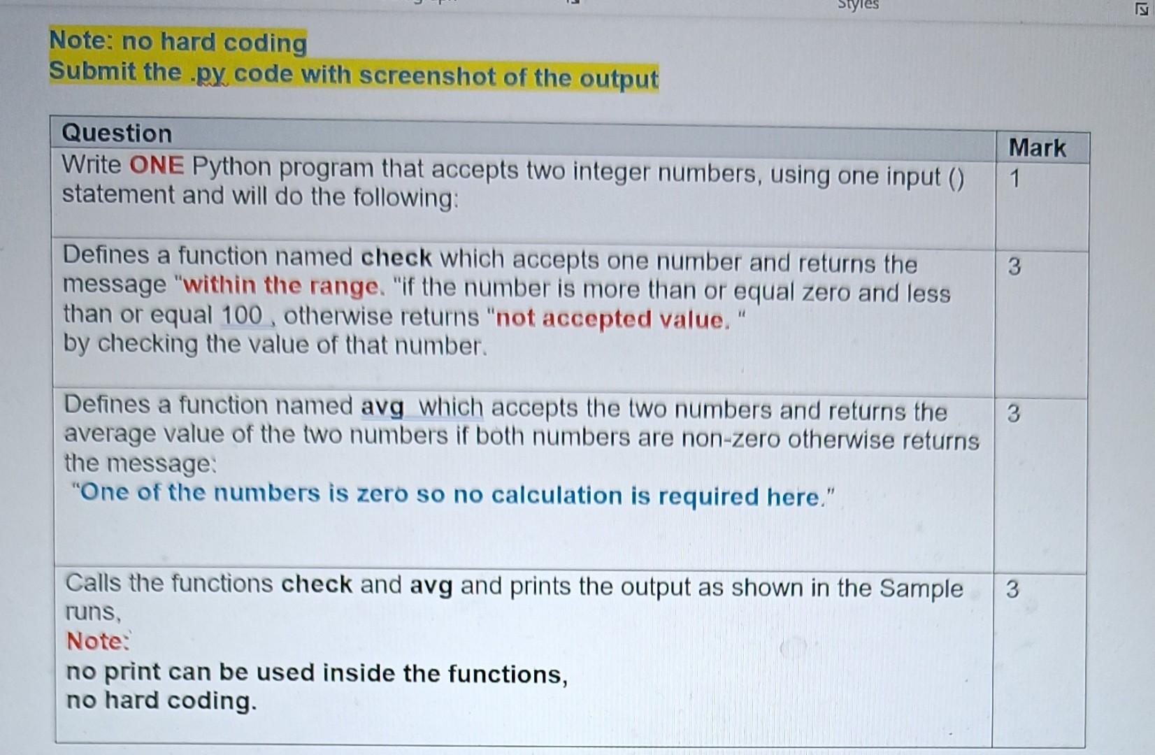 Solved Note: no hard codingEnter 2 integer numbers : 7080 | Chegg.com