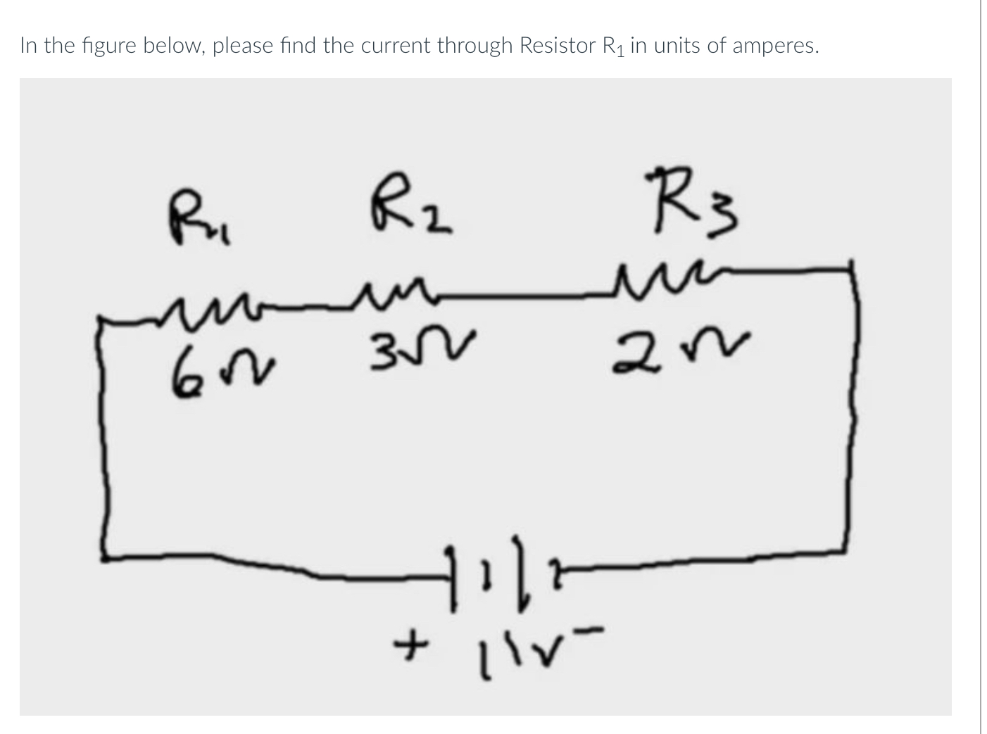 Solved Find the current through Resistor R1 ﻿in units of | Chegg.com