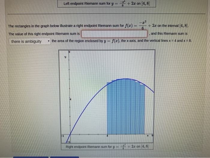 Solved (1 point) The rectangles in the graph below | Chegg.com