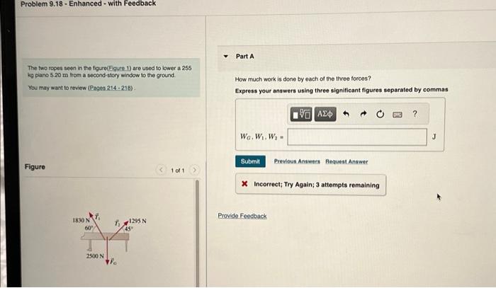 Solved The two ropes seen in the figure(Eigure 1) are used | Chegg.com