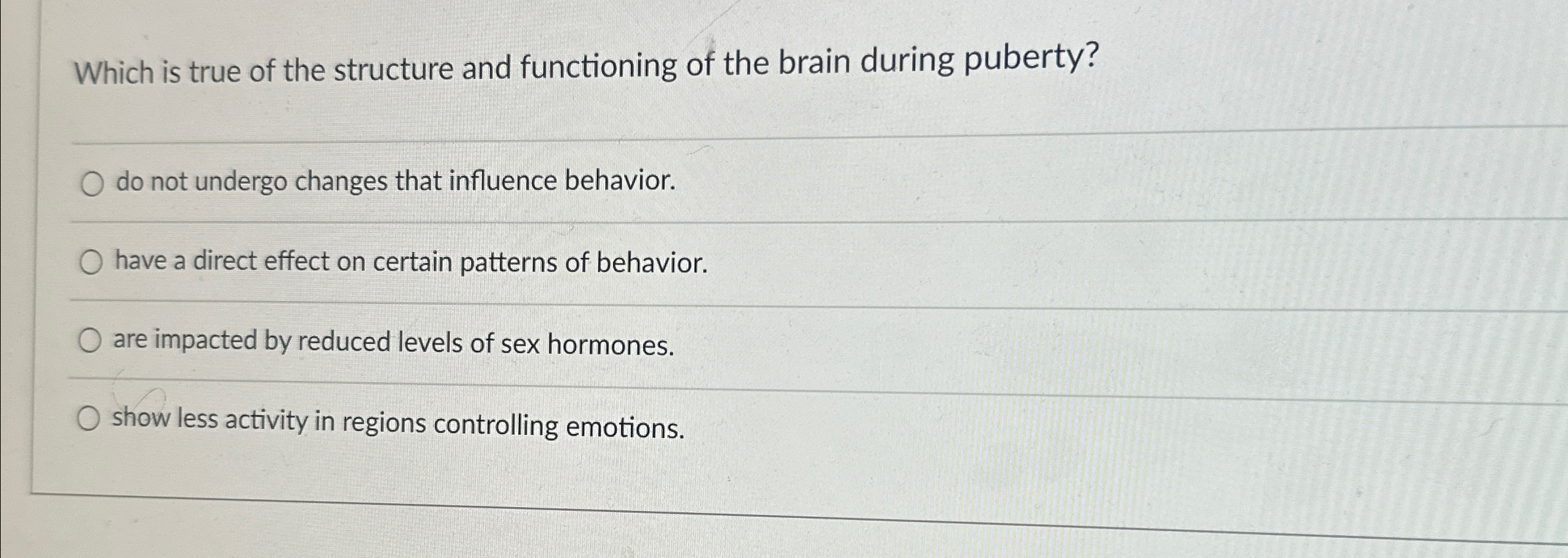 Solved Which is true of the structure and functioning of the | Chegg.com