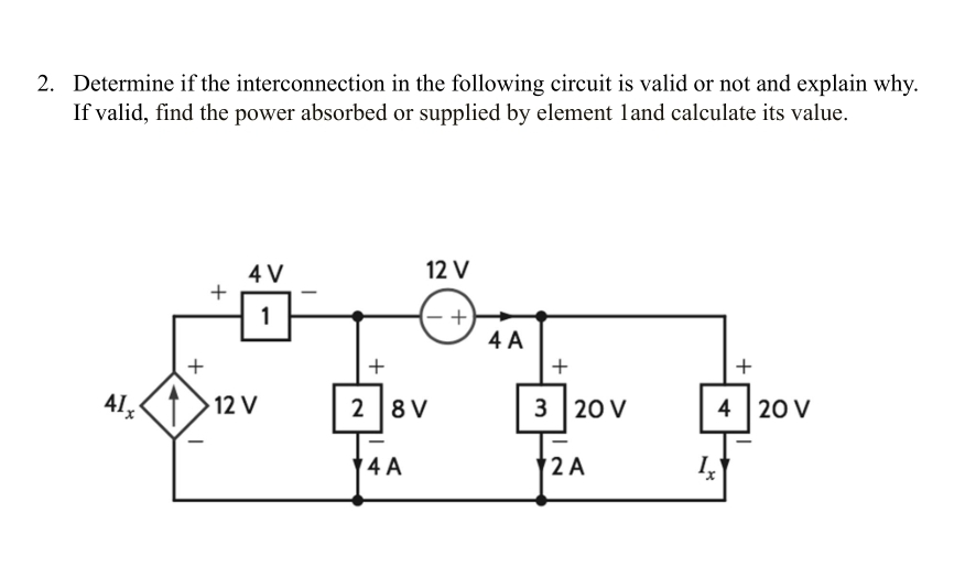 Solved Determine if the interconnection in the following | Chegg.com