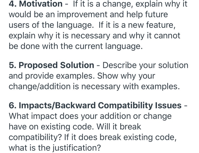 Solved Description Proposals (RFC's) are a common way for a | Chegg.com
