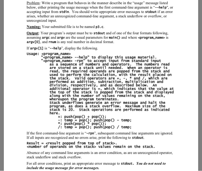 Solved Problem Write A Program That Behaves In The Manner