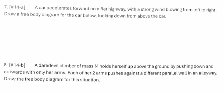Solved [#14-a] ﻿A car accelerates forward on a flat highway, | Chegg.com