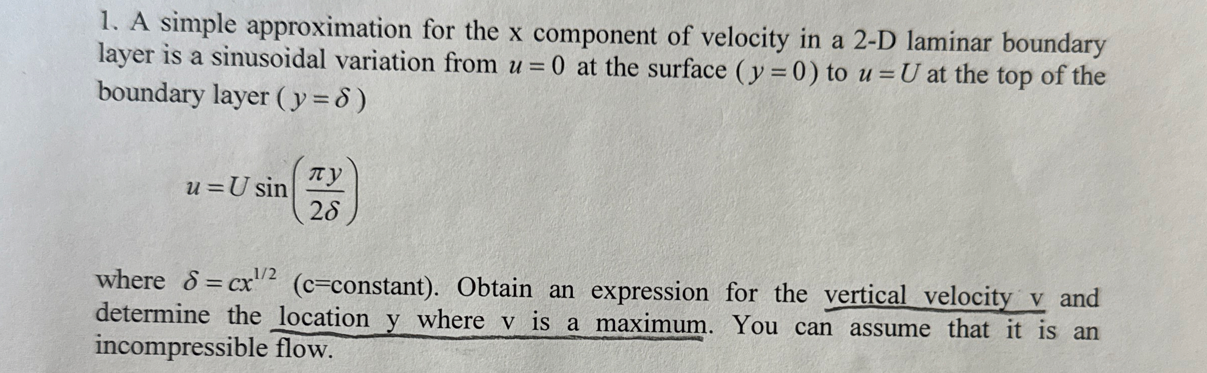 Solved A simple approximation for the x ﻿component of | Chegg.com