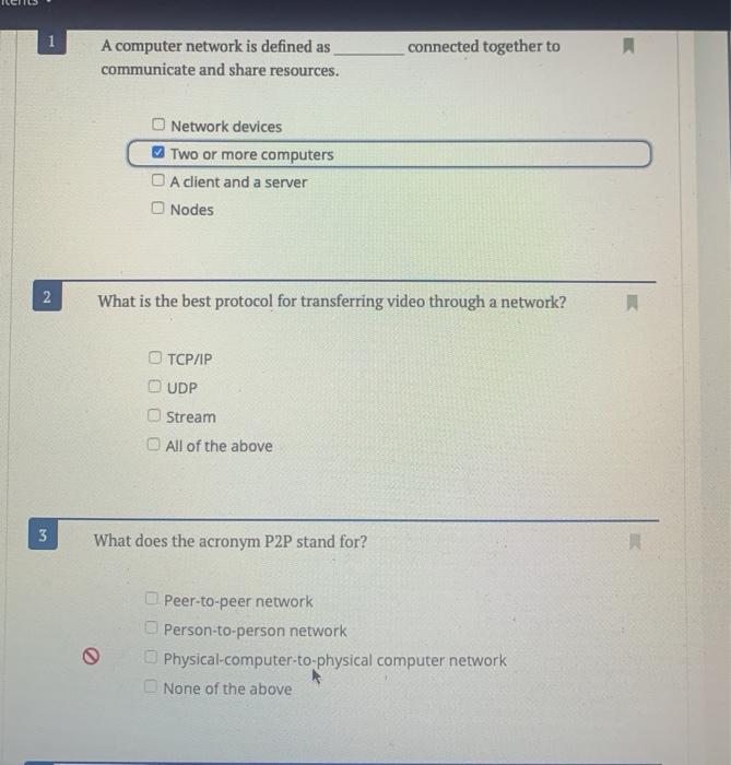 Solved connected together to A computer network is defined | Chegg.com