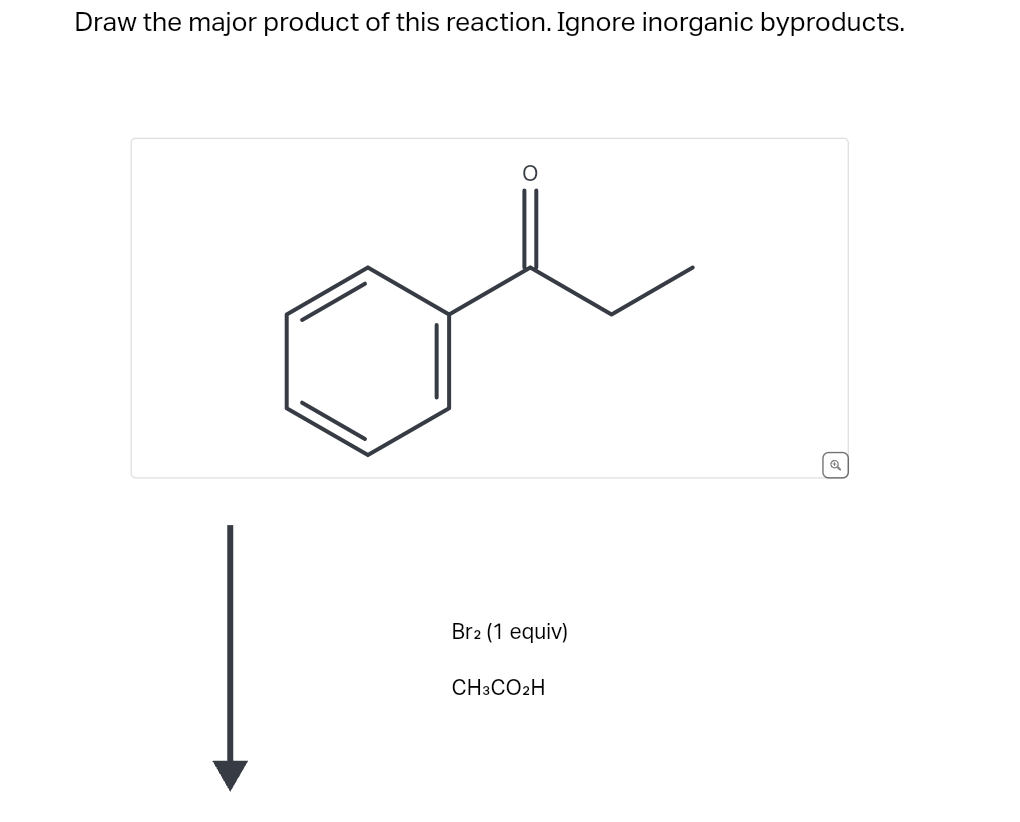 Solved Draw the major product of this reaction. Ignore | Chegg.com