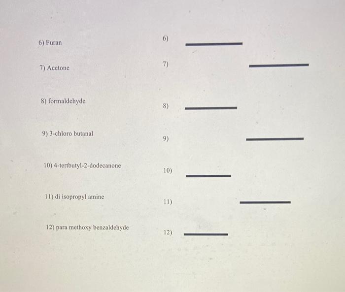 Solved Give the IUPAC name for each structure shown below. | Chegg.com