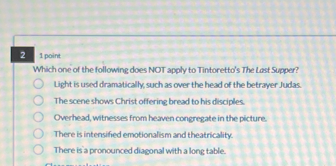 Solved 21 ﻿pointWhich one of the following does NOT apply to | Chegg.com