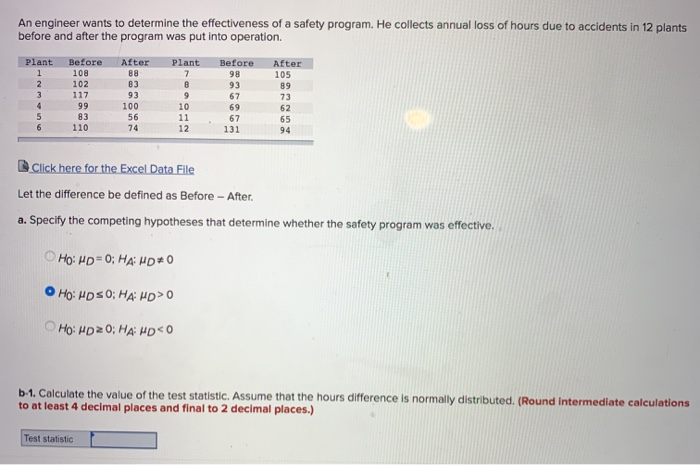 Solved An Engineer Wants To Determine The Effectiveness Of A