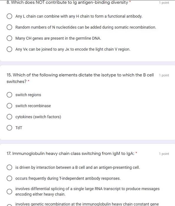 Solved Any L chain can combine with any H chain to form a | Chegg.com