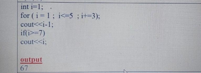 Solved int i=1; for (i=1;i