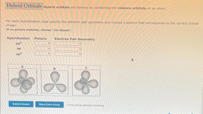 Solved Hybrid Orbitals Are Formed By Combining The Valence