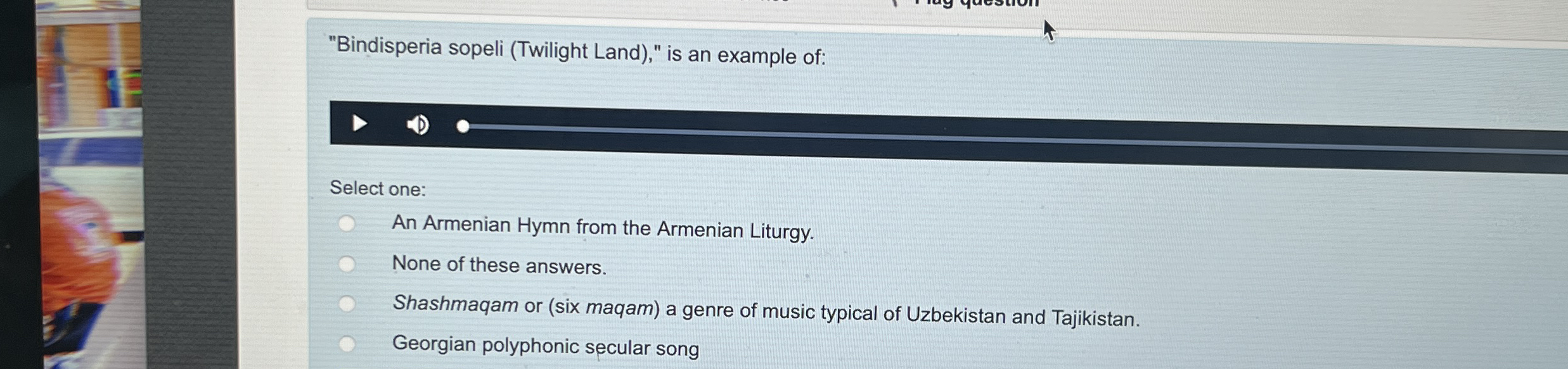 "Bindisperia sopeli (Twilight Land)," ﻿is an example | Chegg.com