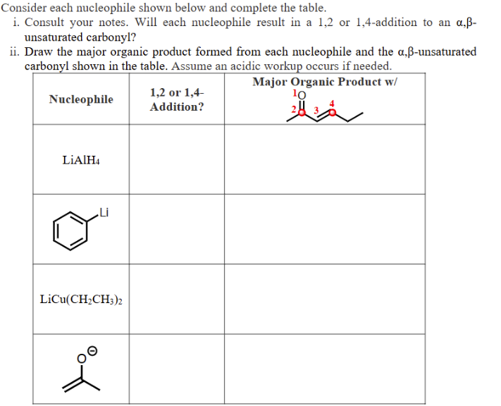 Solved PLEASE DRAW OUT: Consider each nucleophile shown | Chegg.com