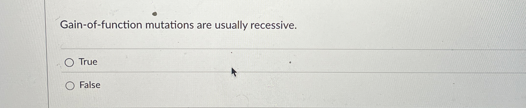 Solved Gain-of-function mutations are usually | Chegg.com