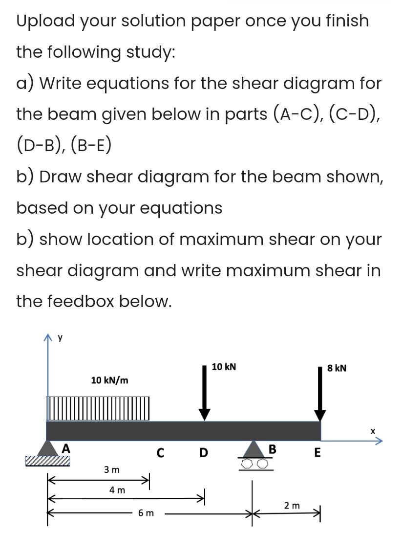 Solved Upload your solution paper once you finish the | Chegg.com