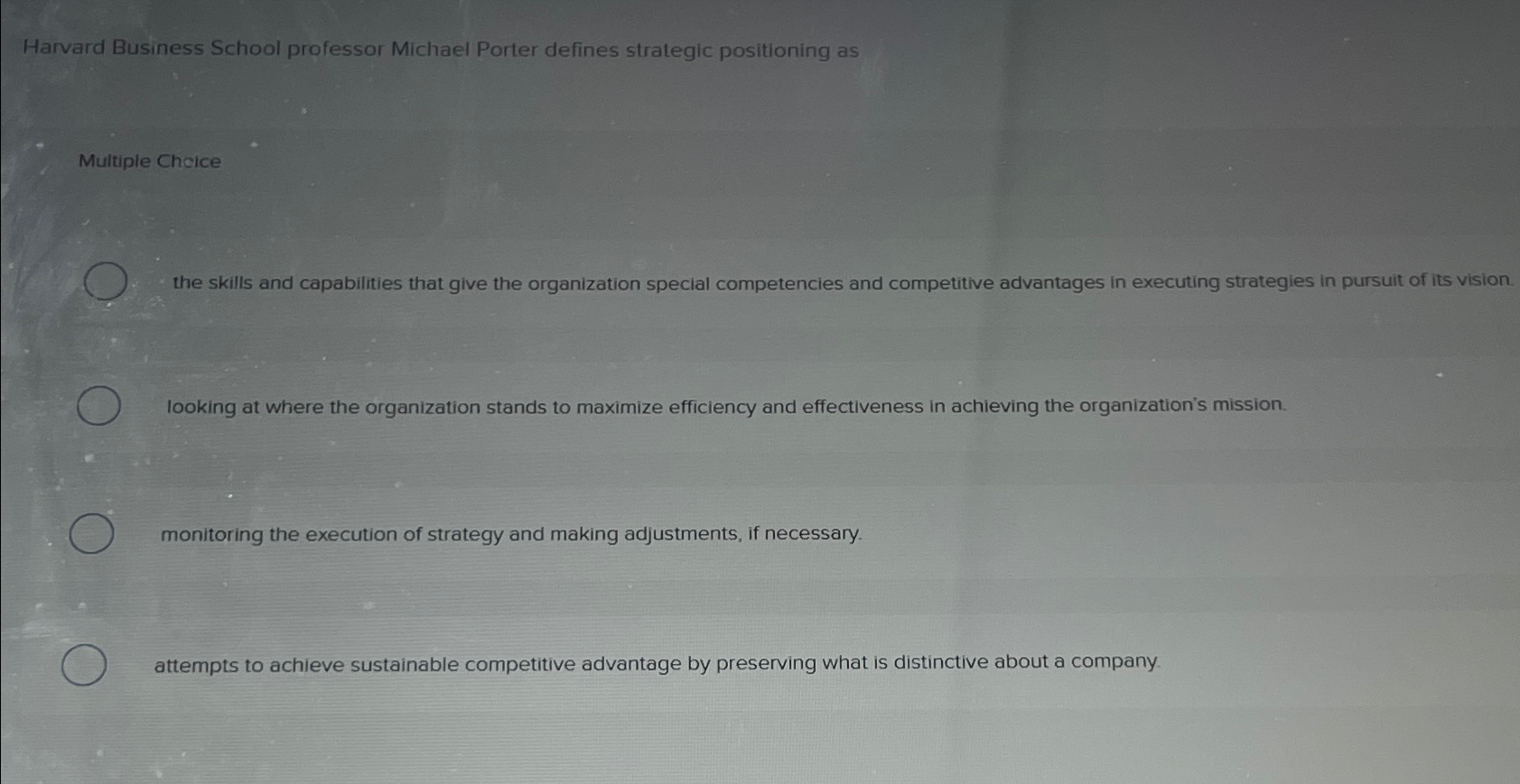 Solved Harvard Business School professor Michael Porter | Chegg.com
