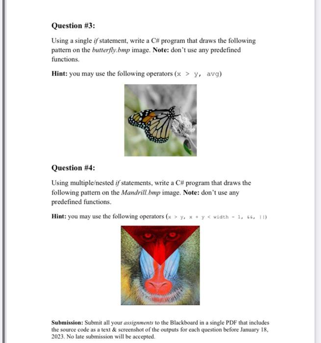 Solved Question \#3: Using a single if statement, write a CH | Chegg.com