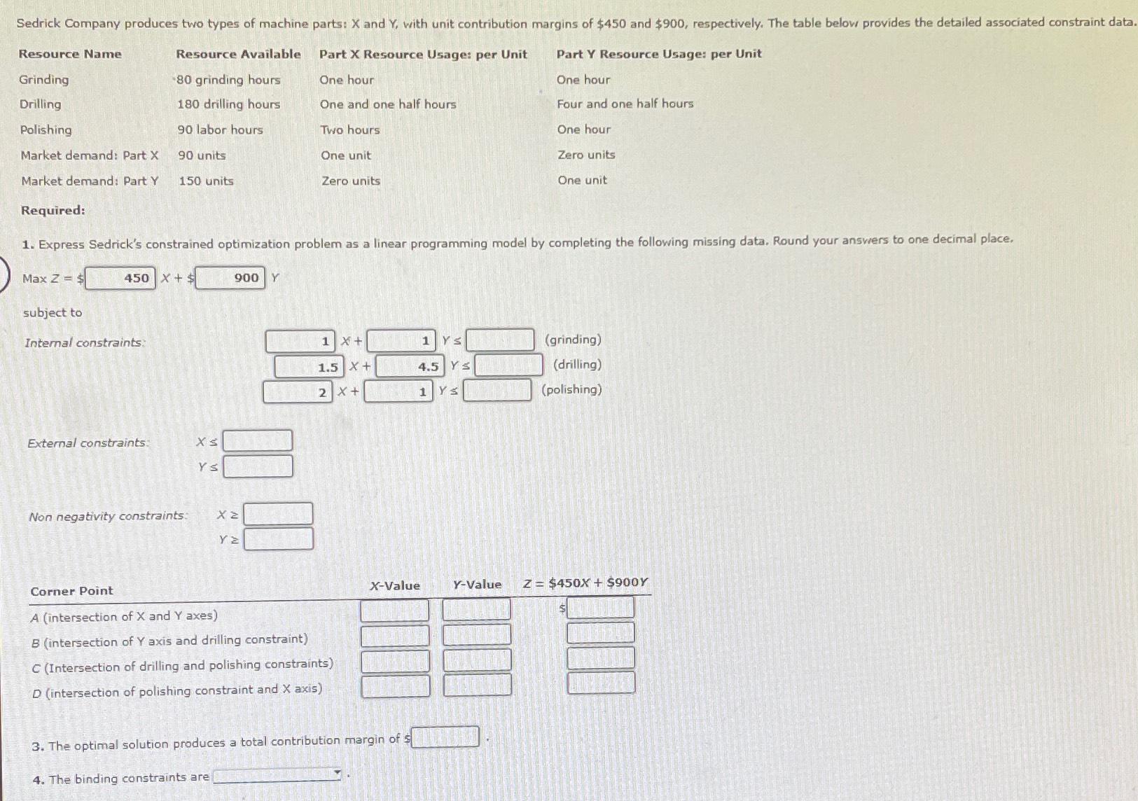 Solved \table[[Resource Name,Resource Available,Part X | Chegg.com