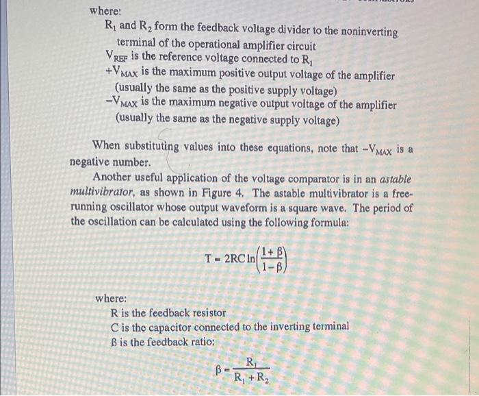 Solved Comparators 24 Reference Electronic Devices and | Chegg.com