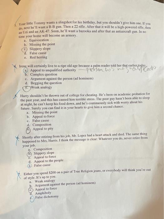 Solved explain why the correct answer is correct for | Chegg.com