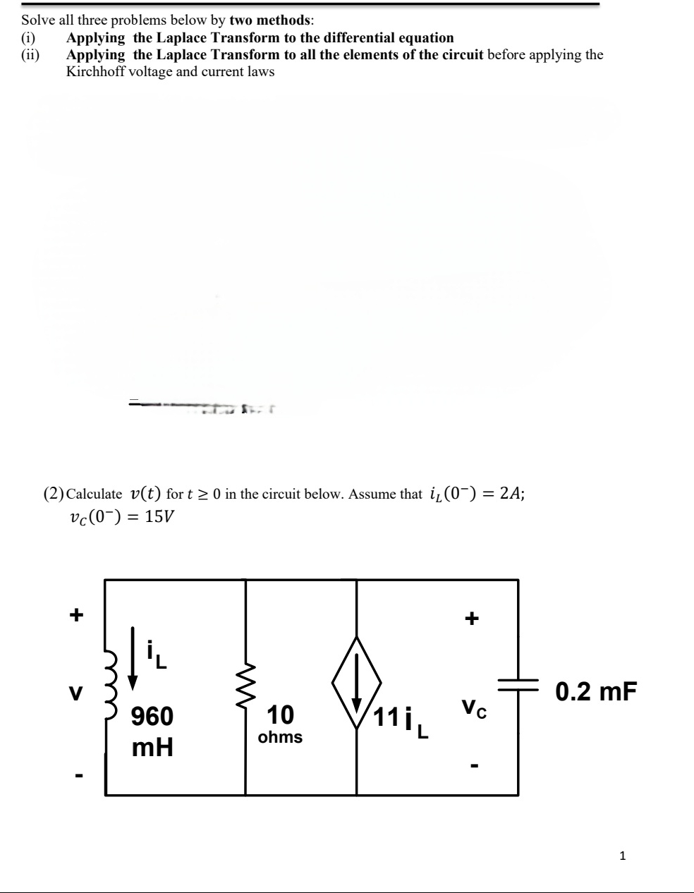 Solve all three problems below by two methods:(i) | Chegg.com