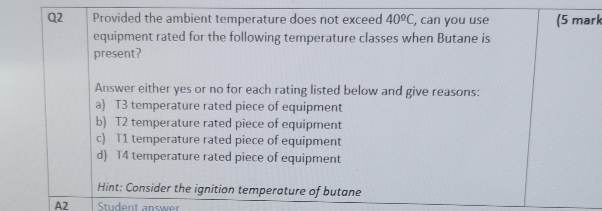 Solved Provided the ambient temperature does not exceed | Chegg.com