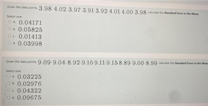 Solved Given the data points | Chegg.com