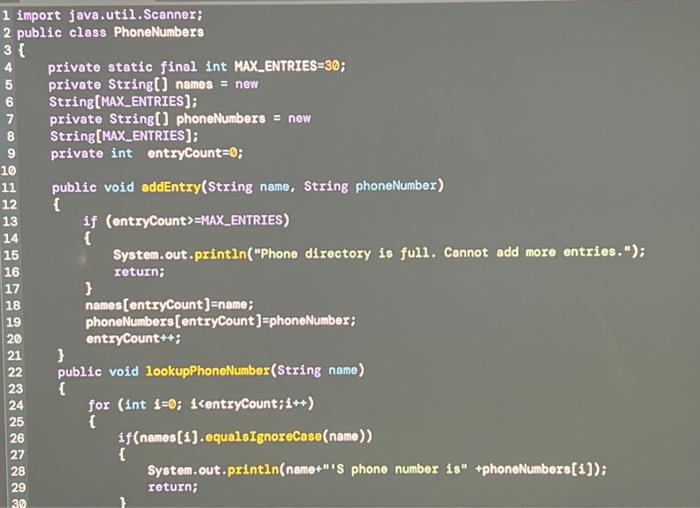 Solved Tasks Create the PhoneNumbers class. The PhoneNumbers | Chegg.com