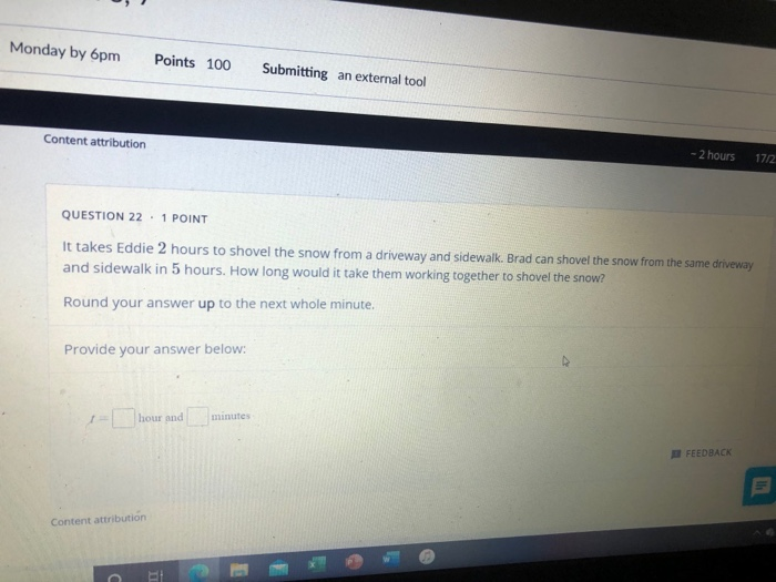 Solved Monday by 6pm Points 100 Submitting an external tool | Chegg.com