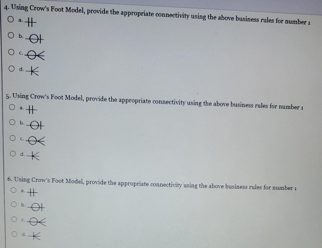Lead Management Using Crow's Foot Model, provide the | Chegg.com