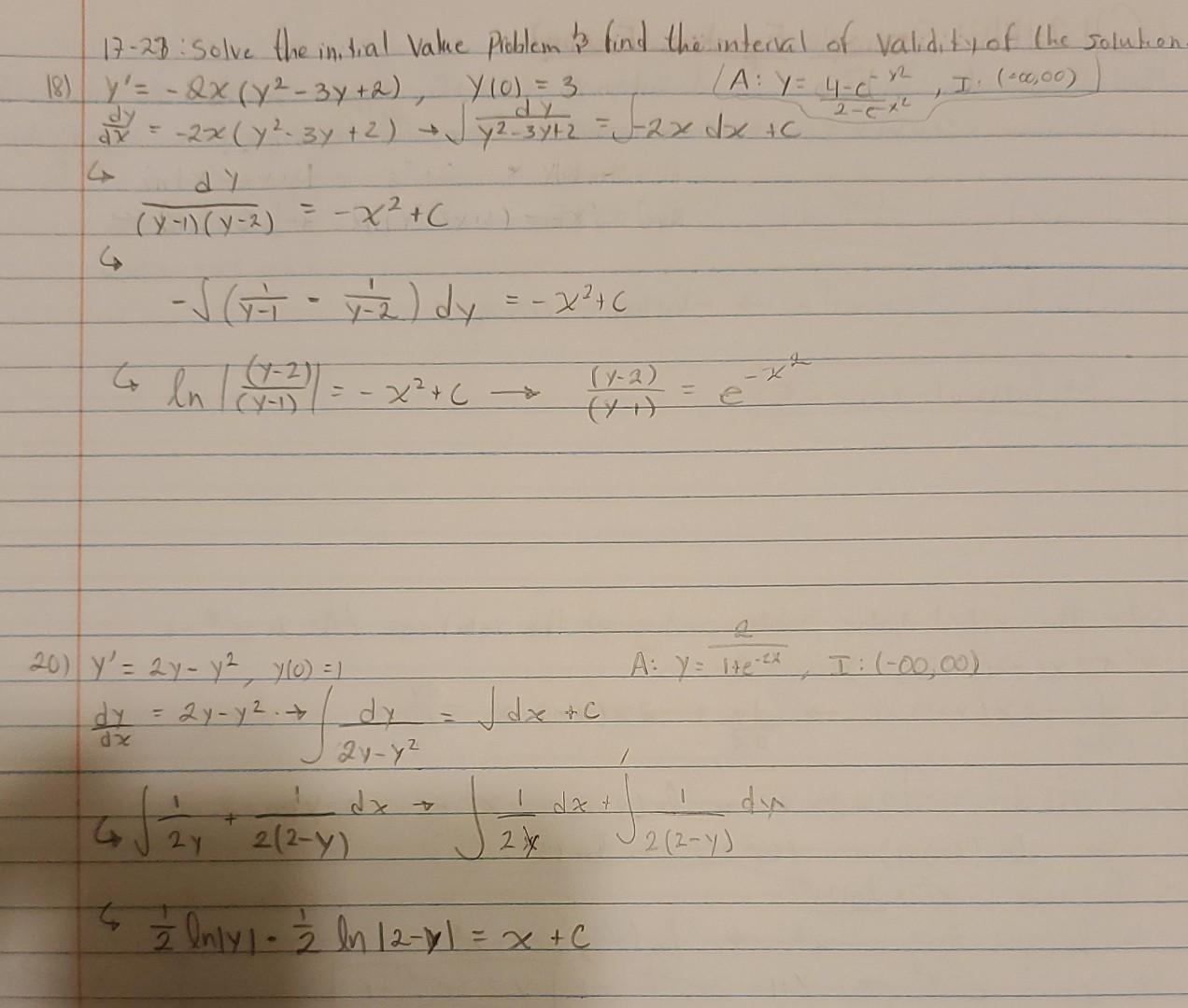 Solved 18 and 20 plz. the A is given. but I'm not sure hiw | Chegg.com ...
