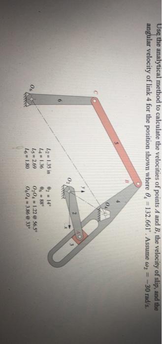 Solved Use The Analytical Method To Calculate The Velocities 5509