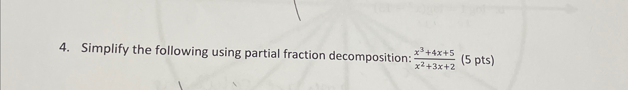 Solved Simplify the following using partial fraction | Chegg.com