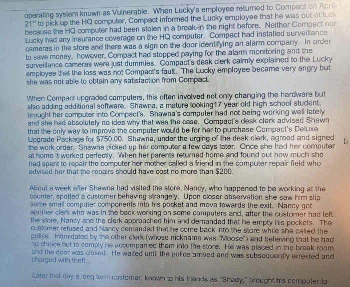 5. Explain how trespass is an issue in this case from | Chegg.com