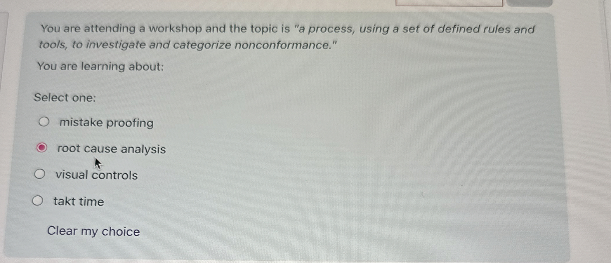 Solved You are attending a workshop and the topic is "a | Chegg.com