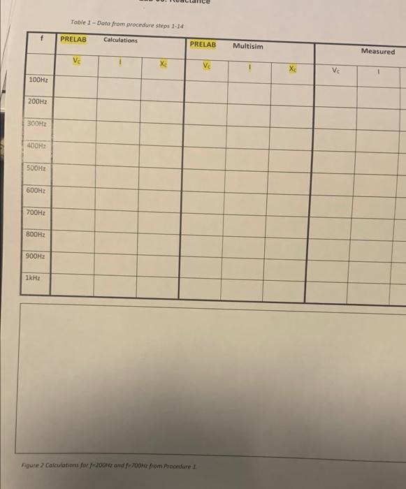Solved 1. PRELAB: Using the circuit in Figure 1, calculate | Chegg.com